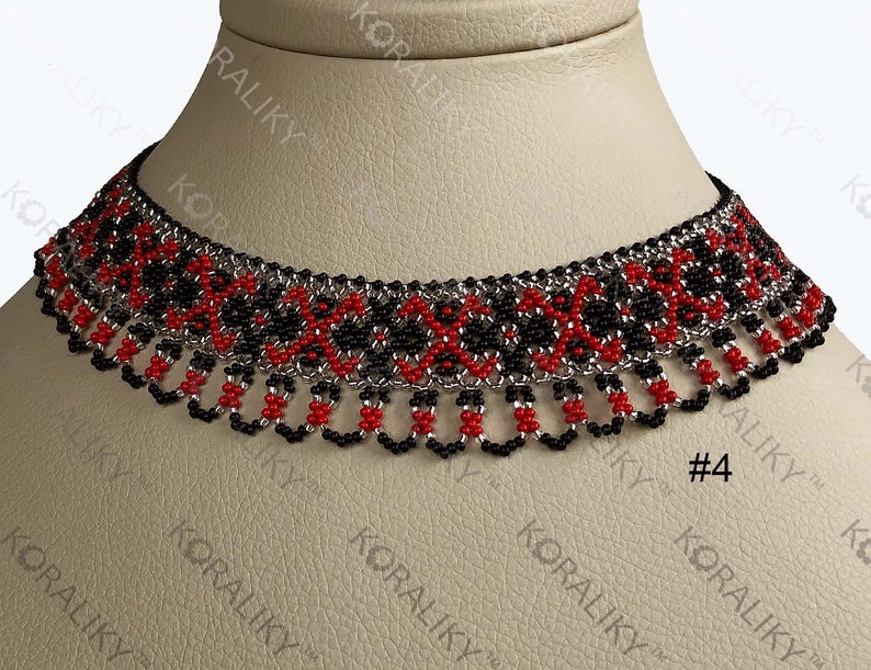 KORALIKY. Ukrainian Traditional Handmade Bead Netting Stitch - Etsy