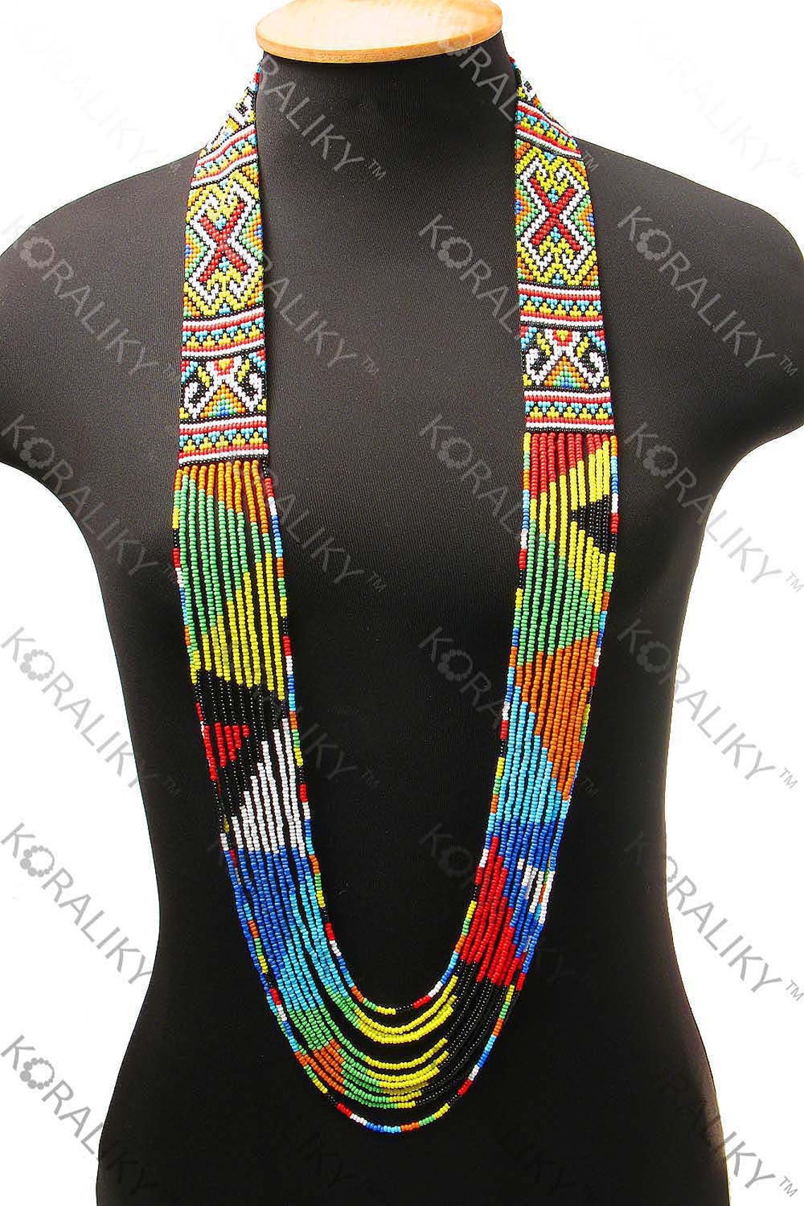 KORALIKY. Handmade Glass Beaded Traditional Rungus Pinakol | Etsy