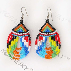 KORALIKY. Handmade Glass Beaded Traditional Rungus Pinakol | Etsy