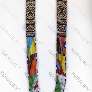 KORALIKY. Handmade Glass Beaded Traditional Rungus Pinakol NECKLACE. - Etsy