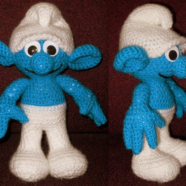 Smurf Crochet Pattern - Etsy