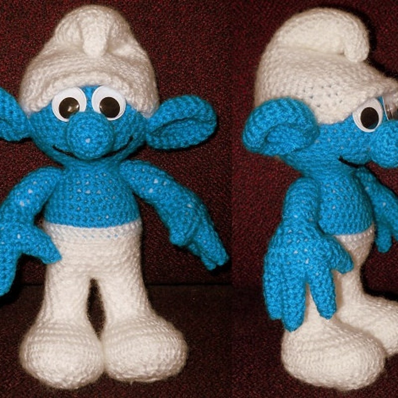 Smurf Crochet Pattern - Etsy