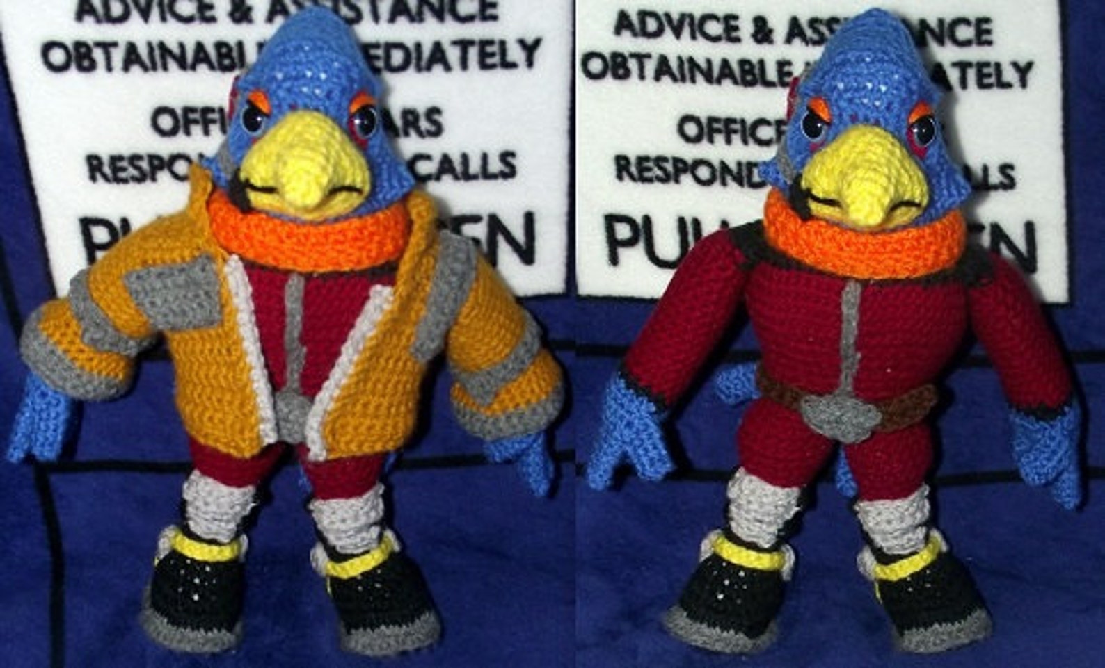Falco, a Handmade Crochet Doll - Etsy