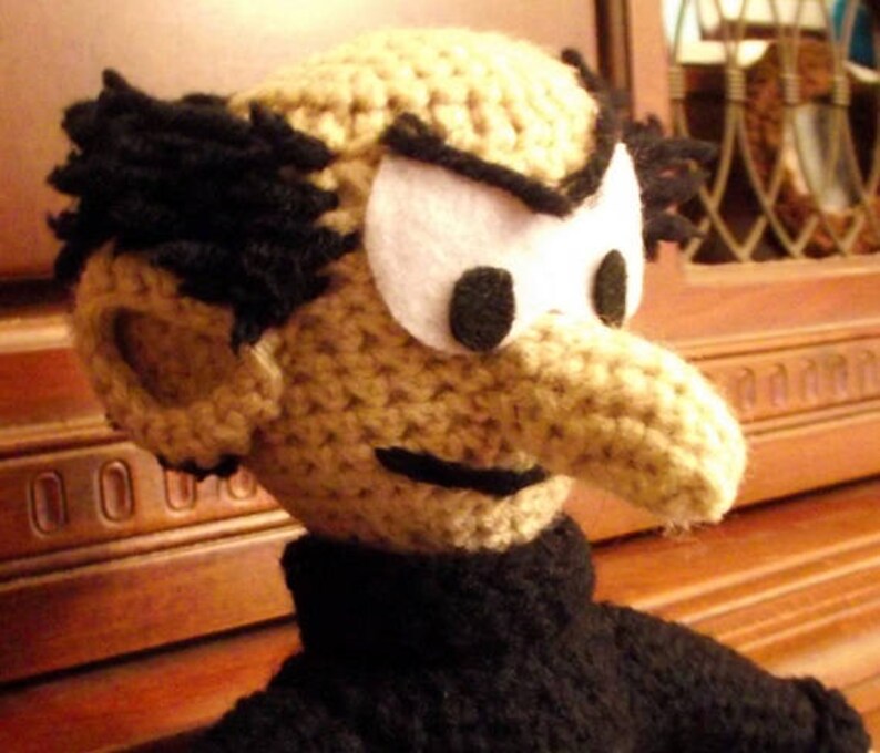Gargamel a Handmade Crochet Wizard Doll - Etsy