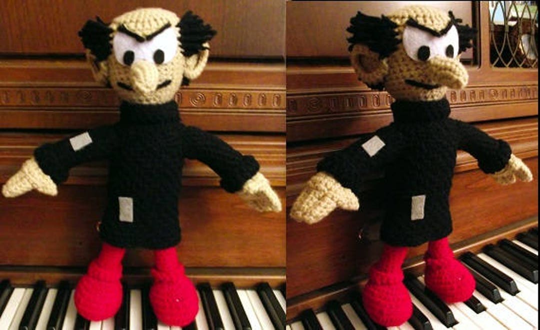 Gargamel, a Handmade Crochet Wizard Doll - Etsy