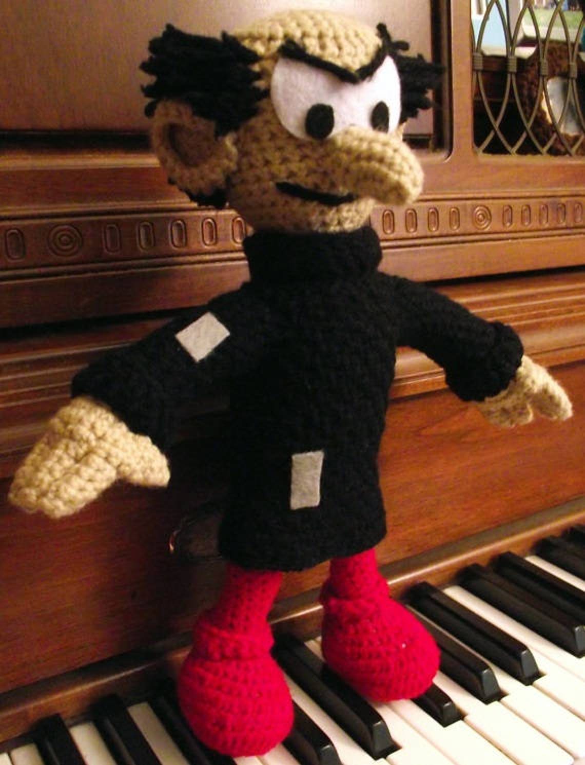 Gargamel, a Handmade Crochet Wizard Doll - Etsy