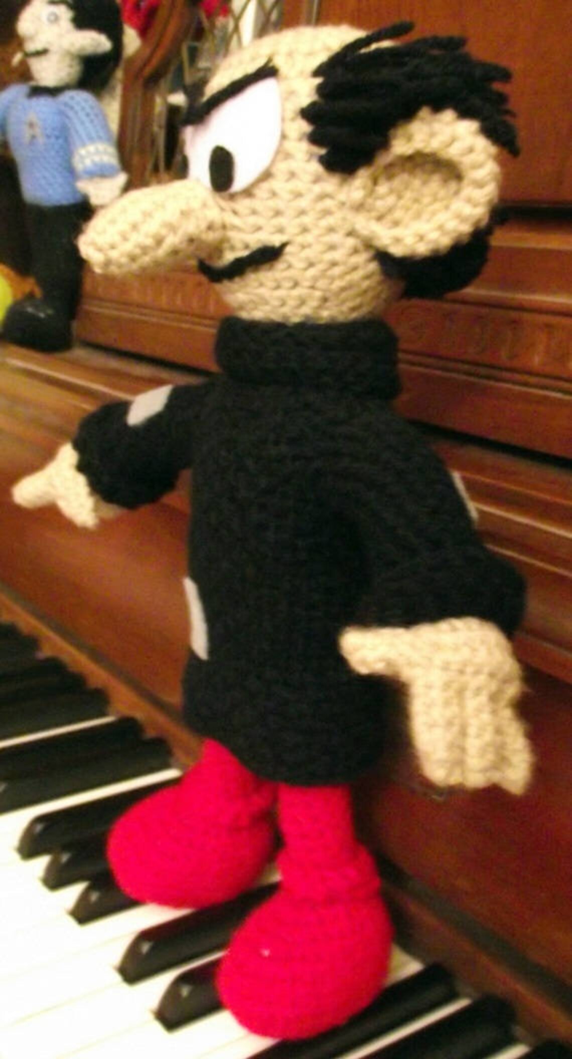 Gargamel, a Handmade Crochet Wizard Doll - Etsy