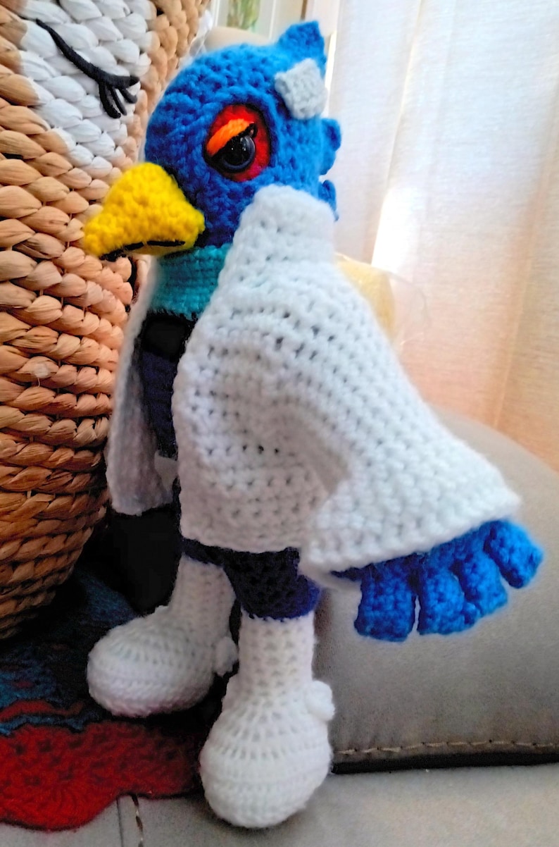Falco, a Handmade Crochet Doll - Etsy