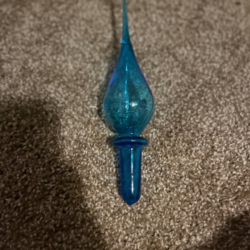Vintage Blenko Genie Bottle - Etsy
