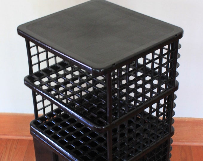 1992 Yaffa Blocks Cubes Plastic Storage Organizer Shelf With Drawers ...