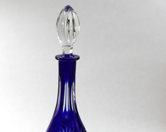 Cobalt Blue Decanter - Etsy