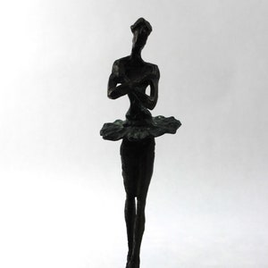 Brutalist Forged Bronze Alberto Giacometti Style Ballerina Dancer ...