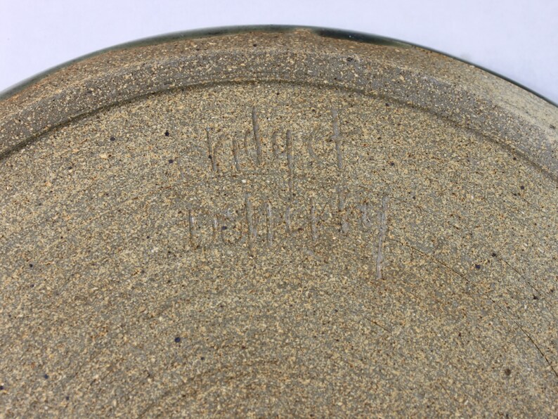 Bridget Doherty Studio Stoneware Pottery Abstract Charger - Etsy