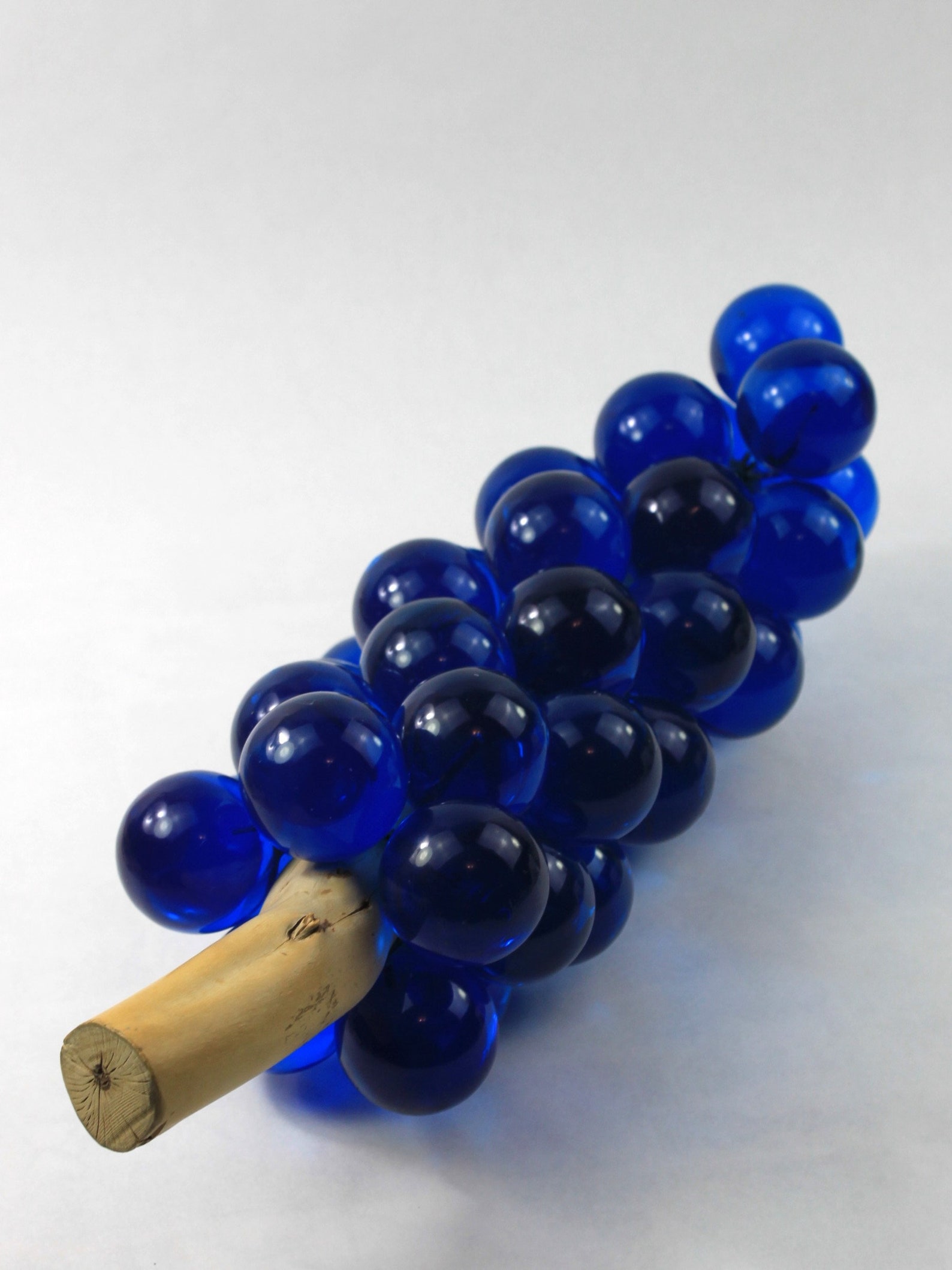 Vintage Lucite Acrylic Grape Cluster Royal Blue MCM - Etsy