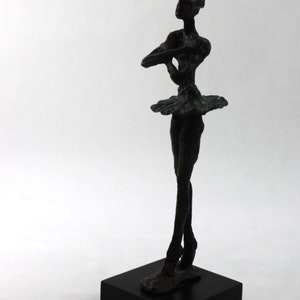 Brutalist Forged Bronze Alberto Giacometti Style Ballerina Dancer ...
