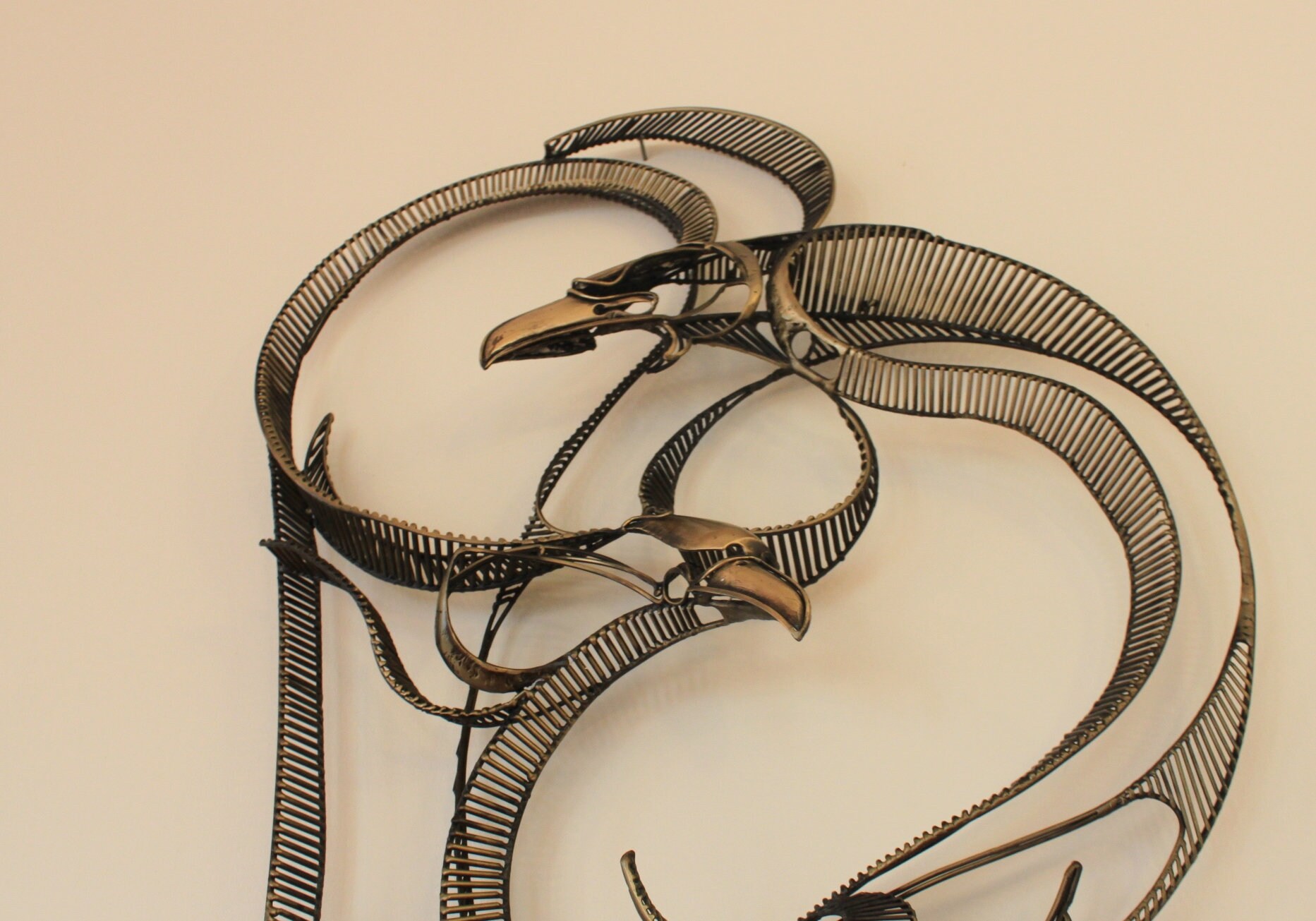 John Jagger Bronze Double Bird Wall Sculpture Massive and Rare - Etsy