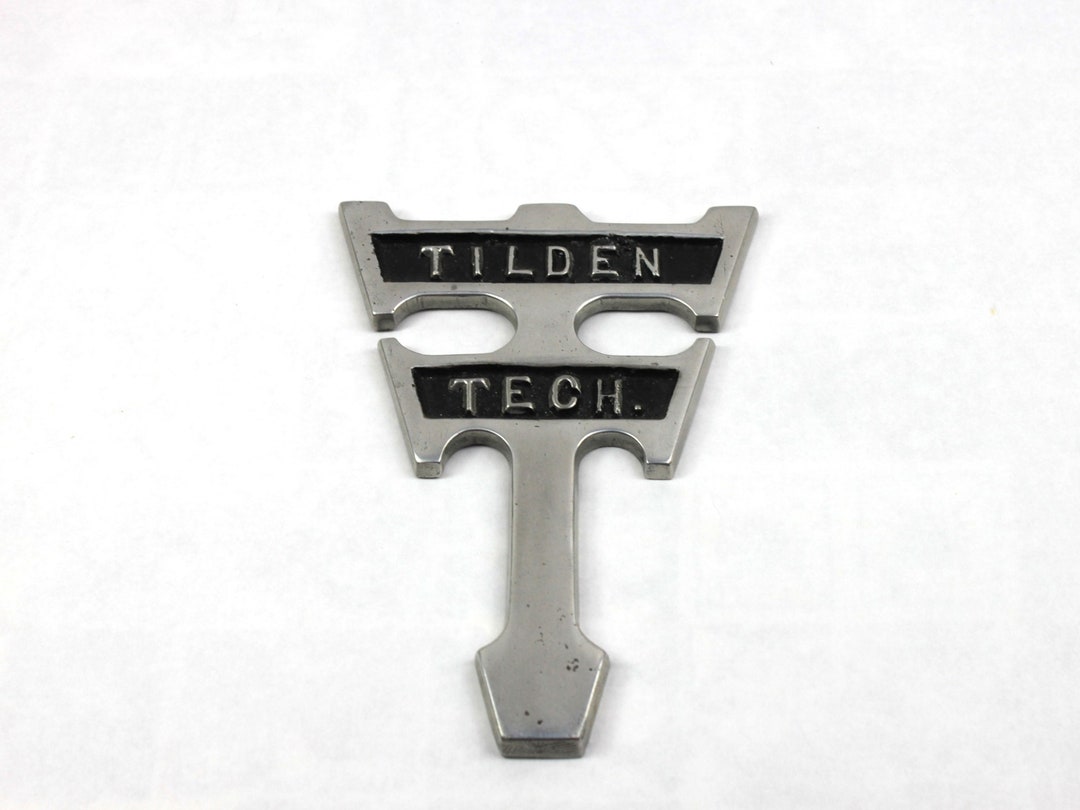 1930s Tilden Tech High School Chicago Aluminum Metal Shop Logo Project ...