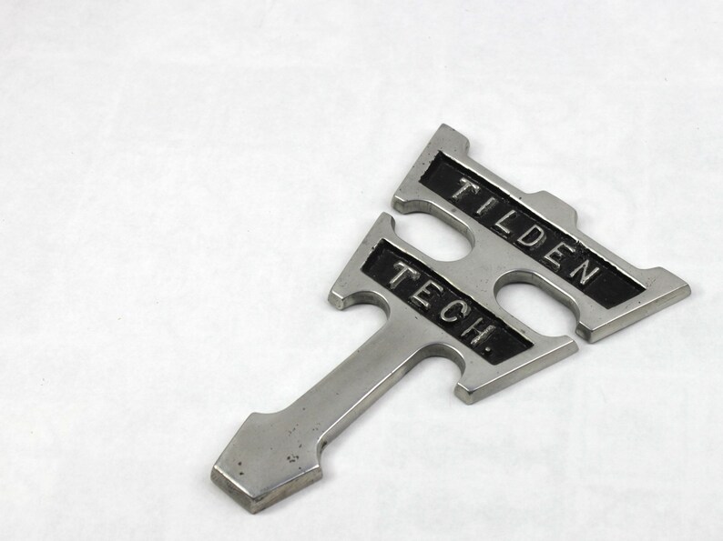 1930s Tilden Tech High School Chicago Aluminum Metal Shop Logo Project ...