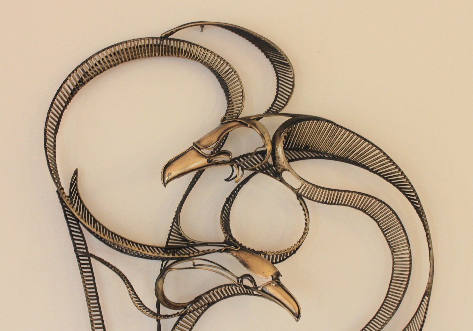 John Jagger Bronze Double Bird Wall Sculpture Massive and Rare - Etsy