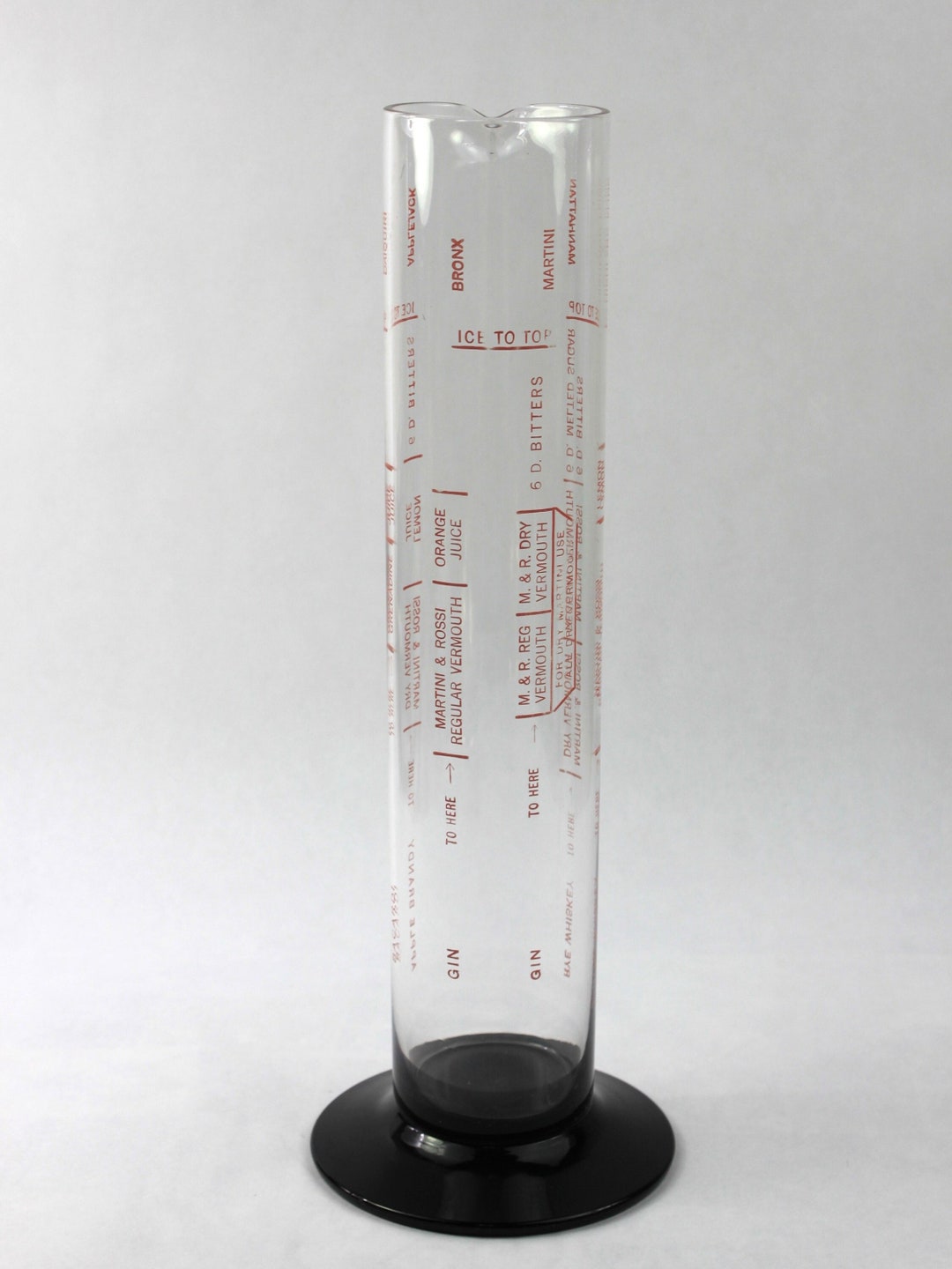 1930s Lab Beaker Shaped Cocktail Shaker Mixer With Recipes - Etsy