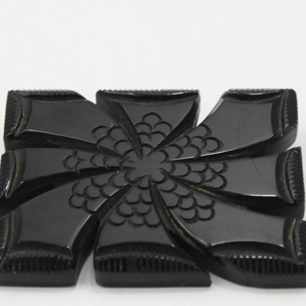 Bakelite Flower Pin - Etsy