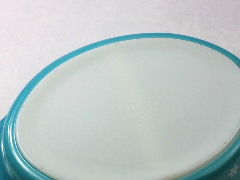Vintage Pyrex Snowflake Blue Divided Casserole Dish 1.5 Quart - Etsy
