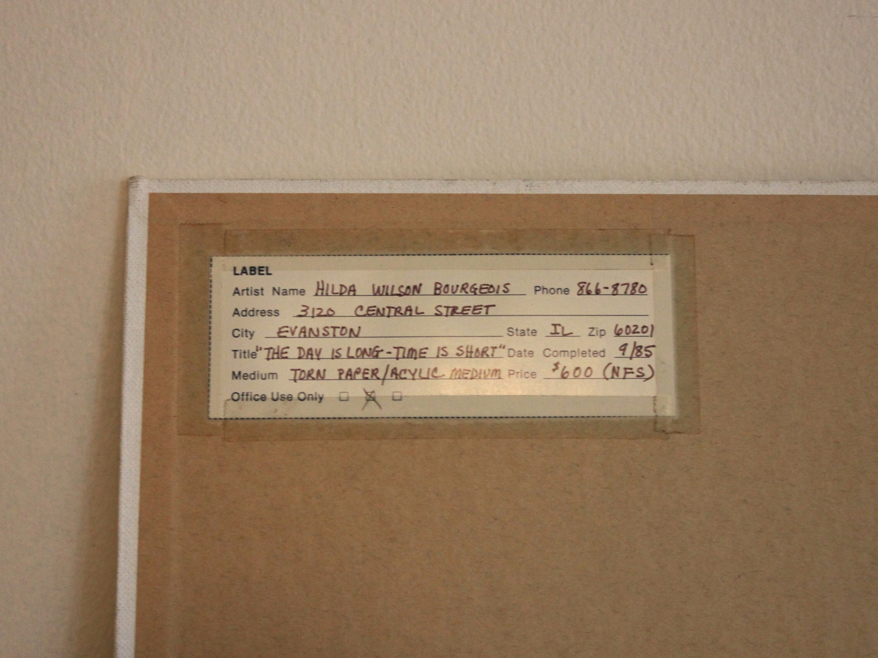 1985 Hilda Wilson Bourgeois Daly Paper and Acrylic Surrealist - Etsy