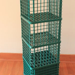 1992 Yaffa Blocks Cubes Plastic Storage Organizer Shelf With - Etsy