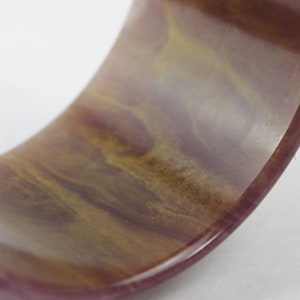 Purple Stardust Bakelite Bangle Wide Wall Vintage Restored to Original ...