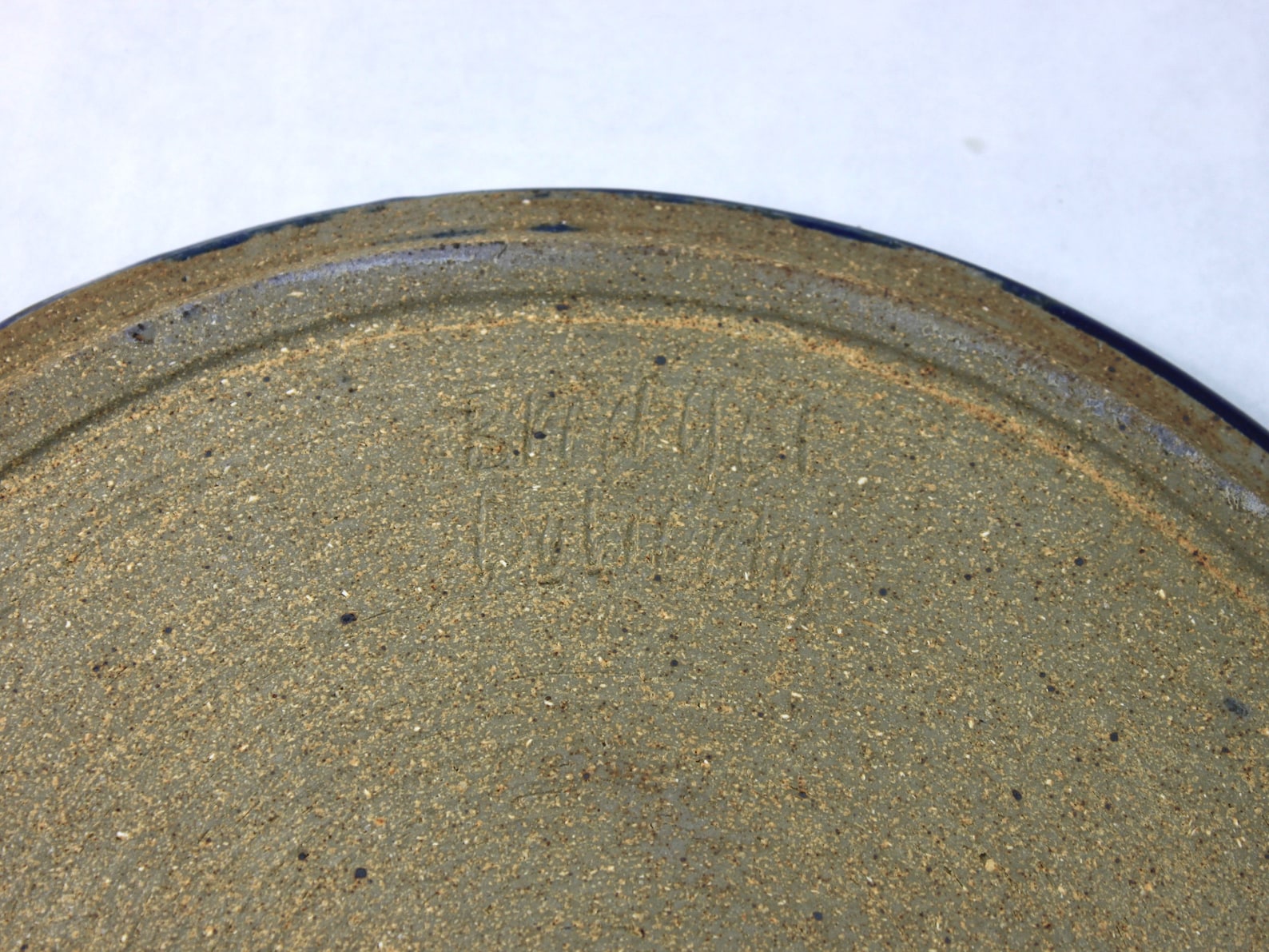 Bridget Doherty Studio Stoneware Pottery Abstract Charger - Etsy