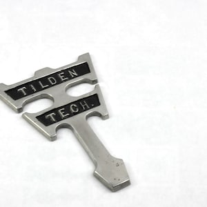 1930s Tilden Tech High School Chicago Aluminum Metal Shop Logo Project ...