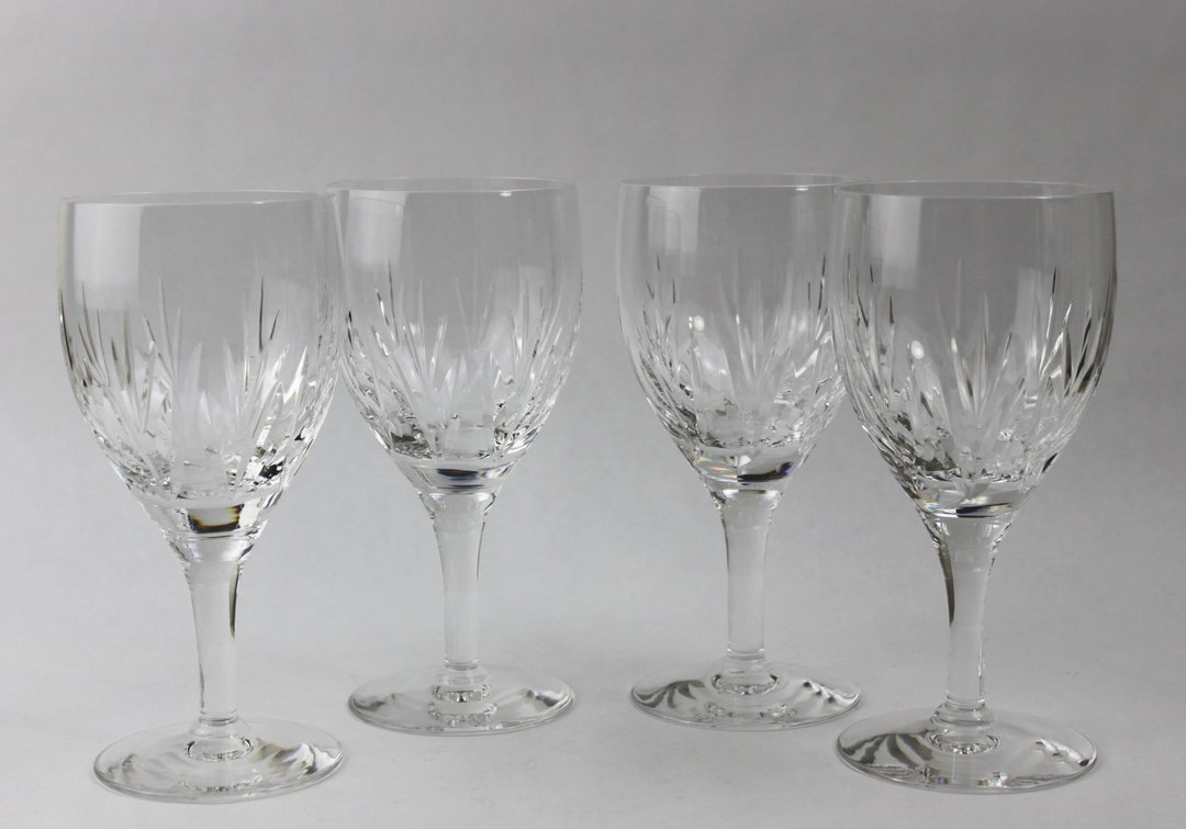 Vintage Stuart England Kent Claret Wine Glass Set of Four - Etsy