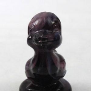 Boyd Debbie Duck Amethyst Slag Glass Figurine - Etsy