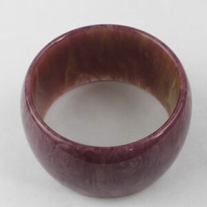 Purple Stardust Bakelite Bangle Wide Wall Vintage Restored to Original ...