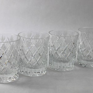 Webb Thomas Wellington Double Old Fashioned Glass Set of Four - Etsy