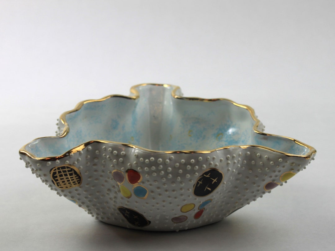 1960s Volpi Deruta Freeform Bowl - Etsy