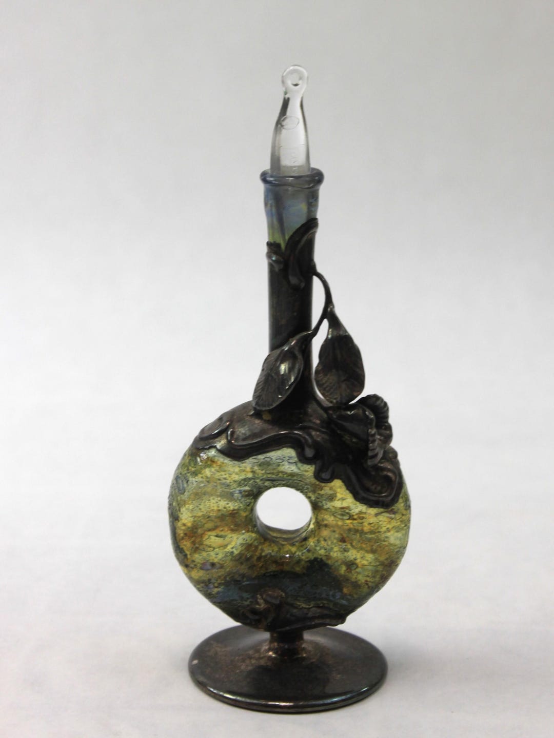 Vintage King Solomon Finds Israel Art Glass and Sterling Silver Perfume ...