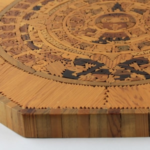 Alfonso Jurado E Hijos Cuauxhicalli Aztec Calendar Handmade Tropical ...