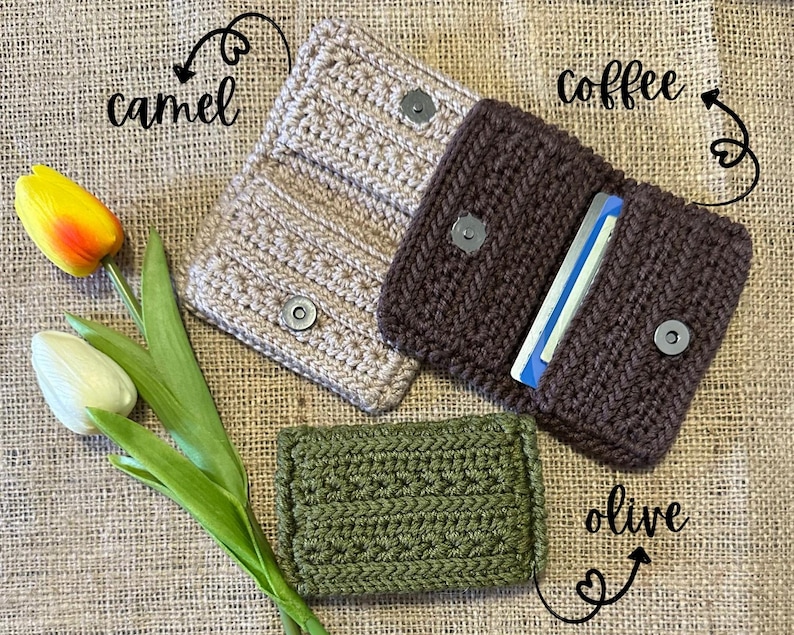 Handmade Crochet Card Wallet - Etsy