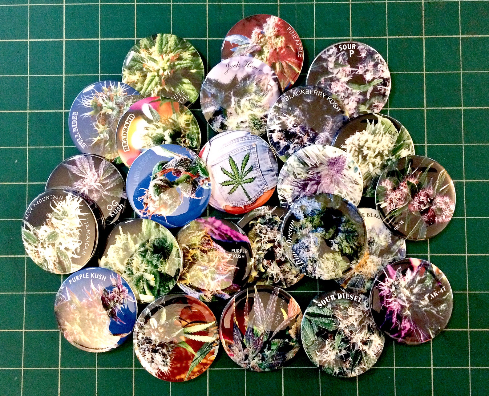 Lot of 24 Medical Cannabis Pinback Buttons, Size 2.25 - Etsy UK