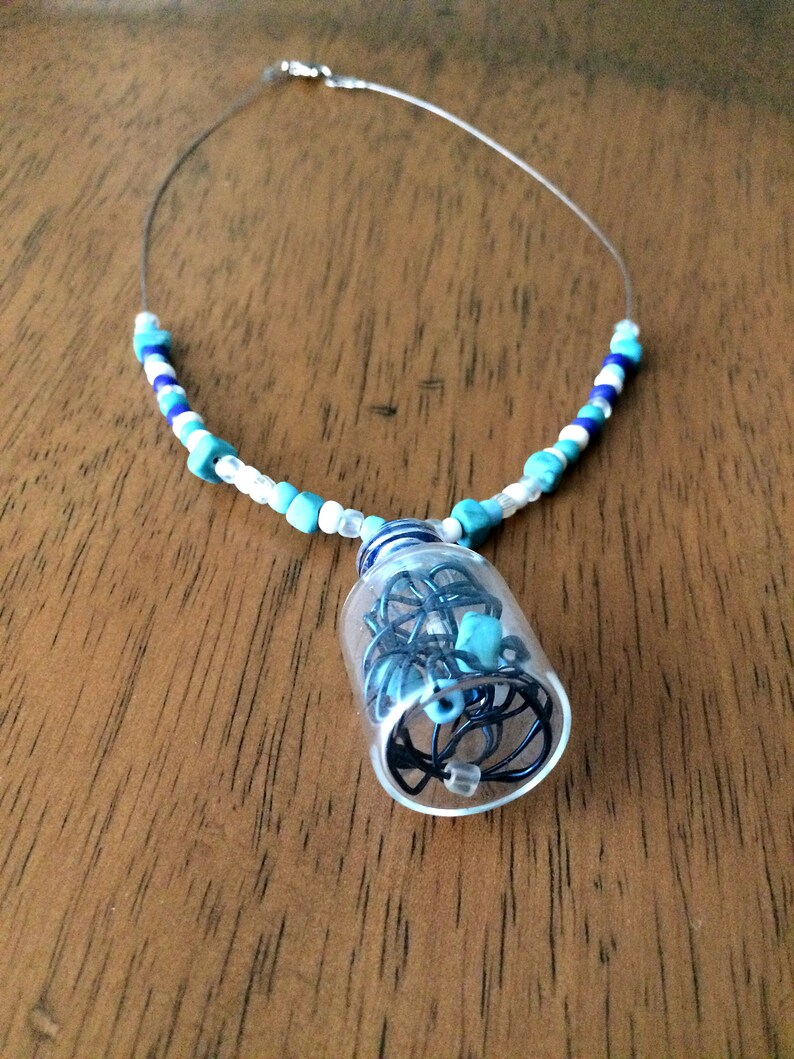 Glass Pharmaceutical Vial. Filled With Wire and Beads. - Etsy