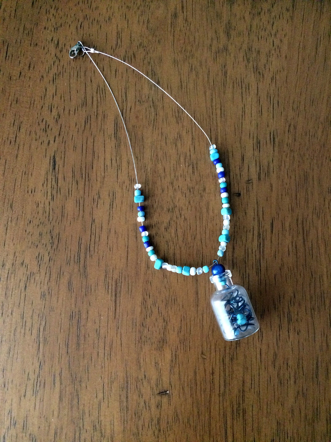 Glass Pharmaceutical Vial. Filled With Wire and Beads. - Etsy