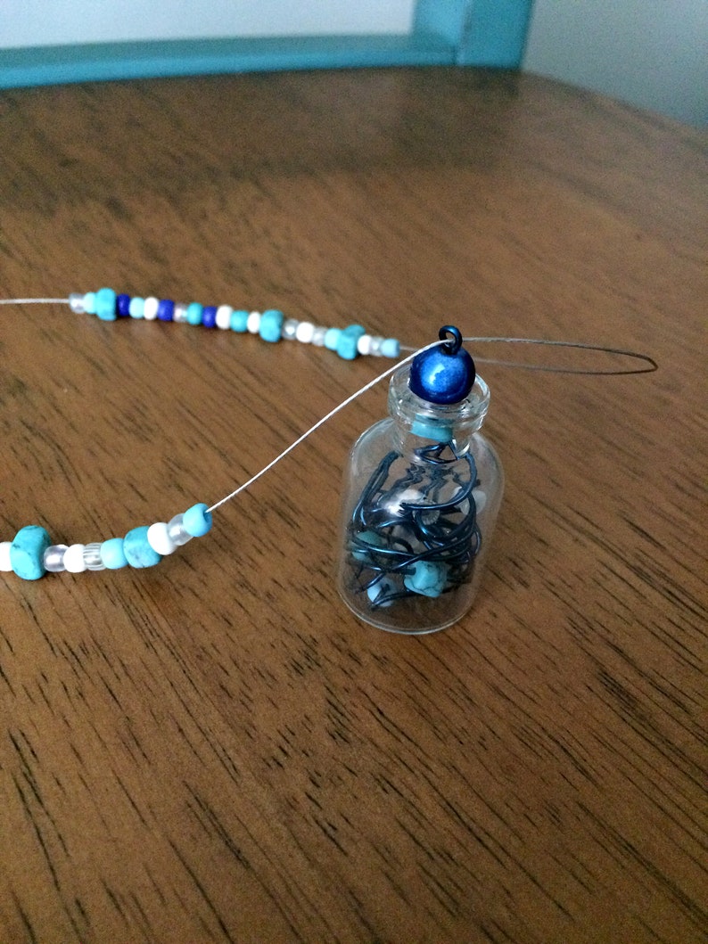 Glass Pharmaceutical Vial. Filled With Wire and Beads. - Etsy