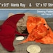 Manta Ray and Stingray Sewing Pattern PDF With Tracing Templates in 2 ...