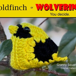 Granny Square Chicken Crochet Pattern PDF -9 Birds- Chicken, Turkey ...