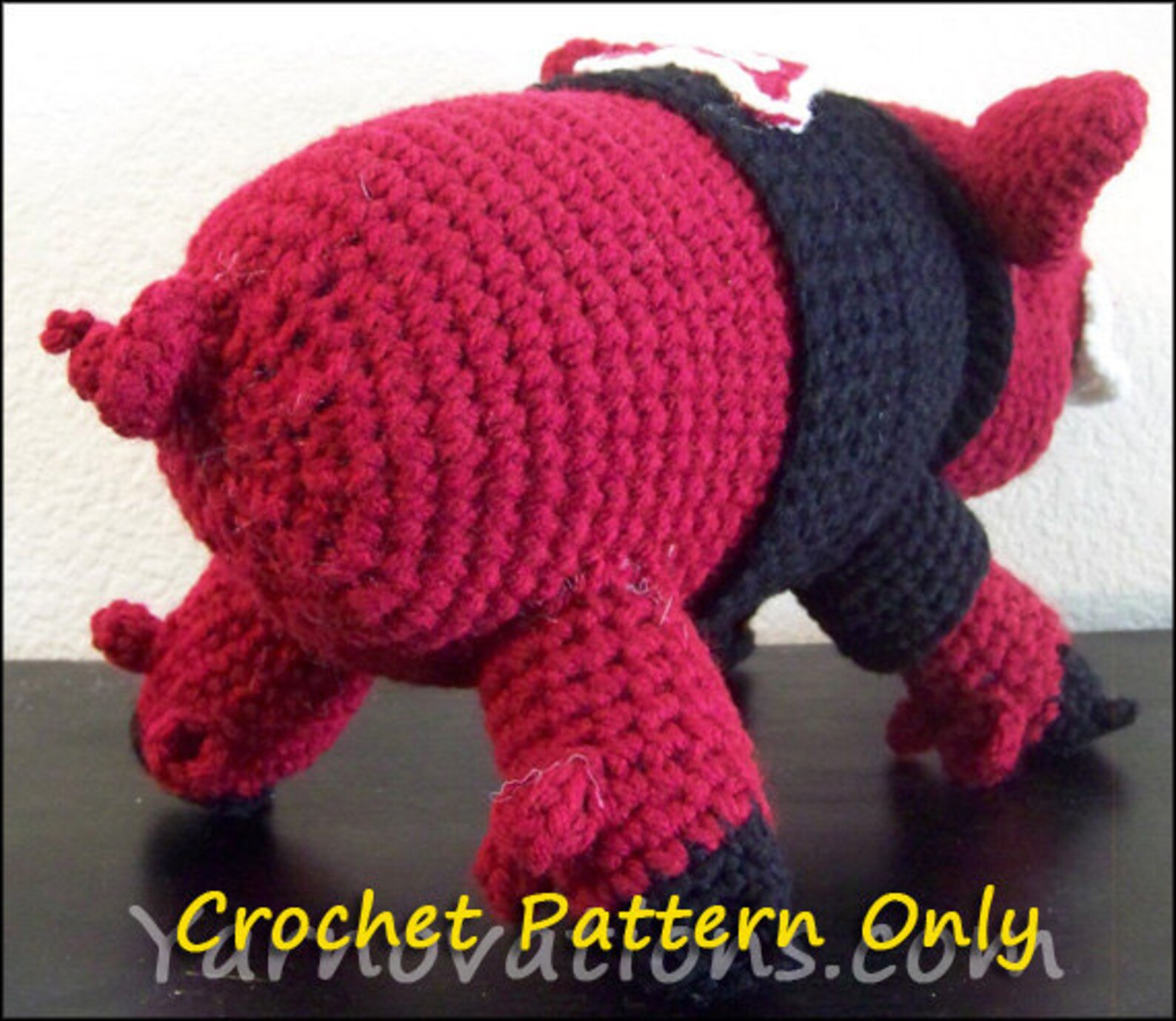 Arkansas Razorbacks Wild Boar Crochet Pattern - Etsy