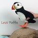 Puffin Sewing Pattern With Templates - Step by Step Instructions With ...