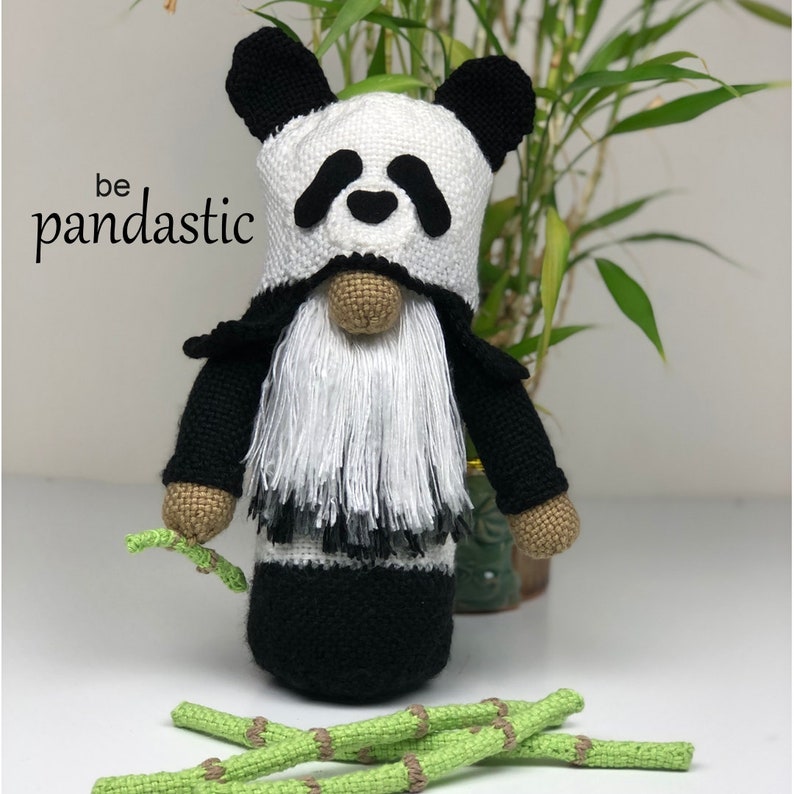 Panda-gnome-ium Pin Loom Pattern PDF Step by Step Instructions to Make ...