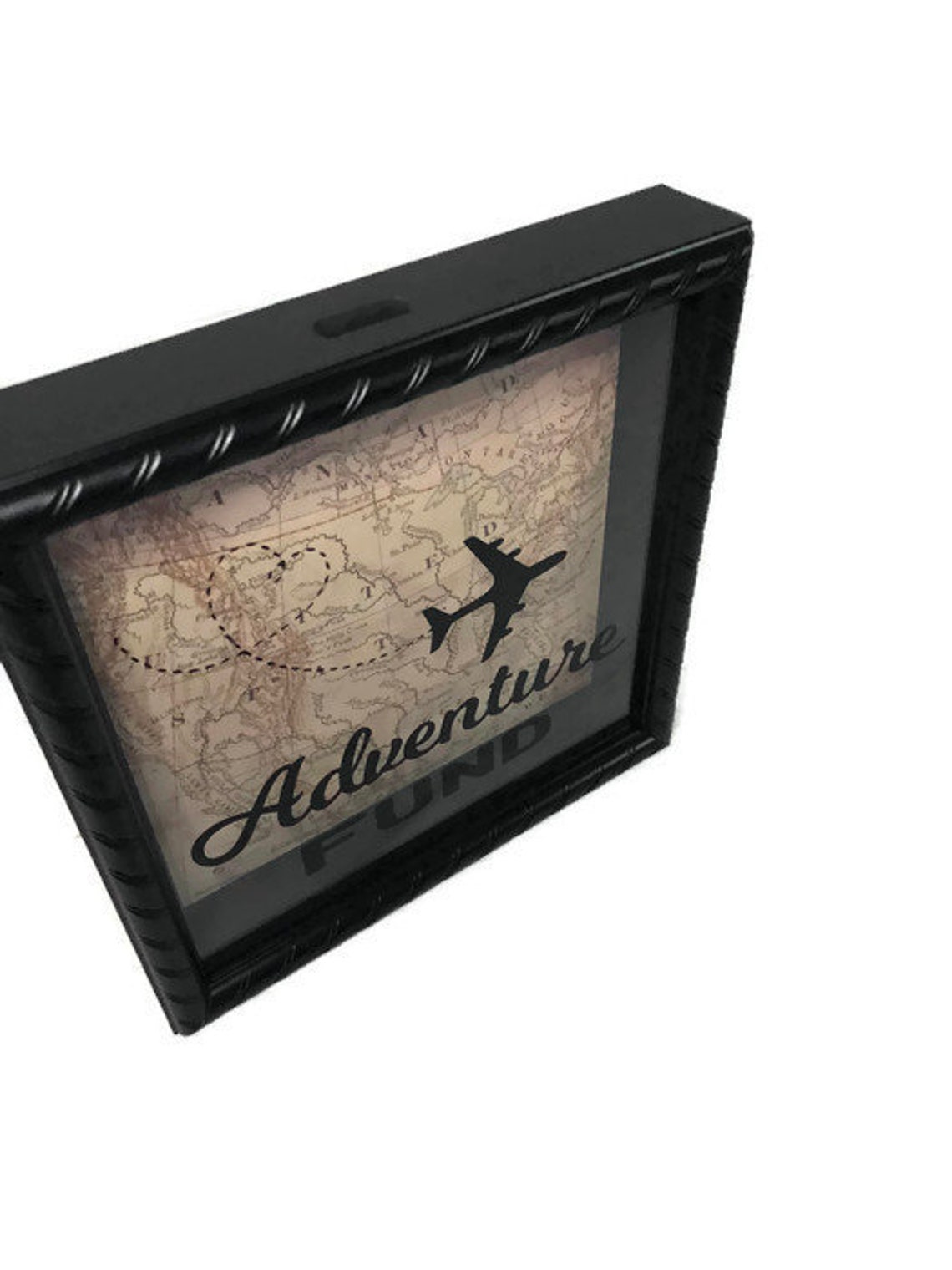 Adventure Fund Shadowbox With Coin Slot / Shadow Box / Display - Etsy