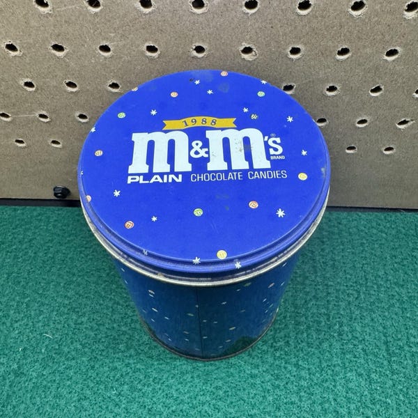 Vintage Mm Candy Tin - Etsy